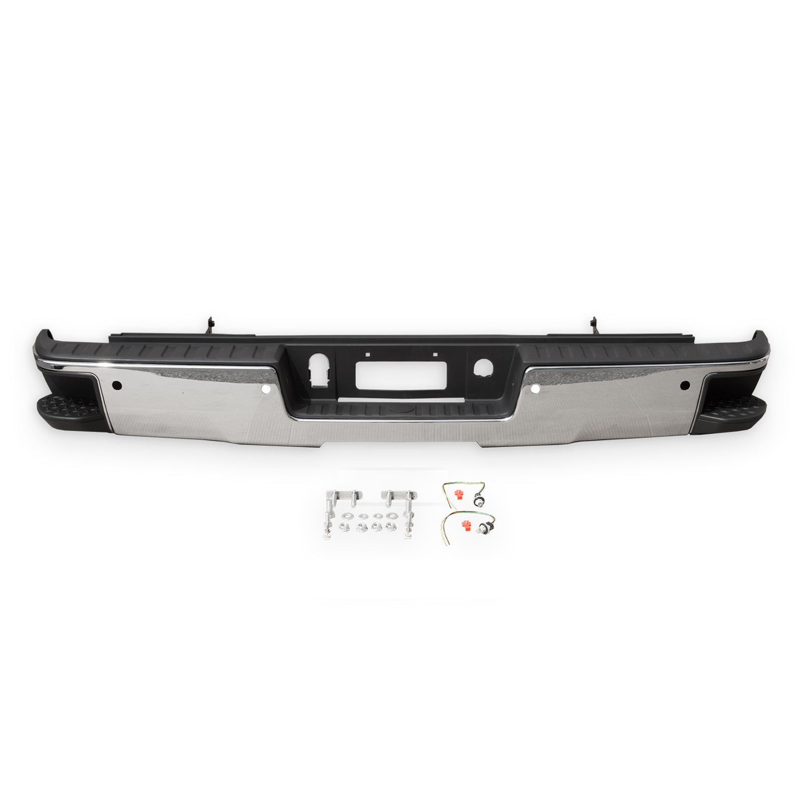 Chevrolet Silverado GMC Sierra 1500 2014 - 2018 Rear Chrome Bumper Ass ...