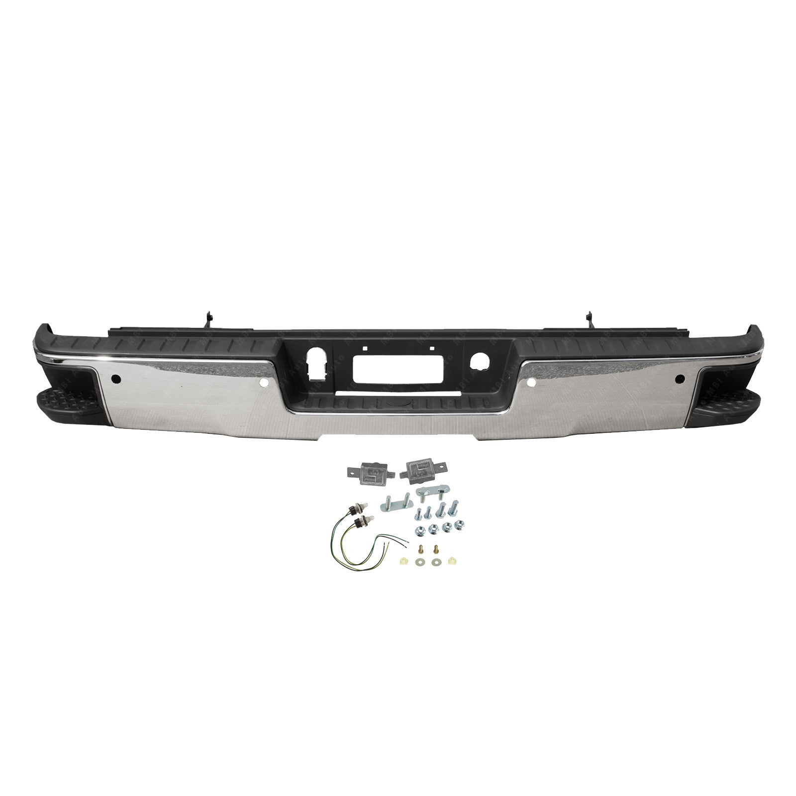 Chevrolet Silverado GMC Sierra 1500 2014 - 2018 Rear Chrome Bumper Ass ...