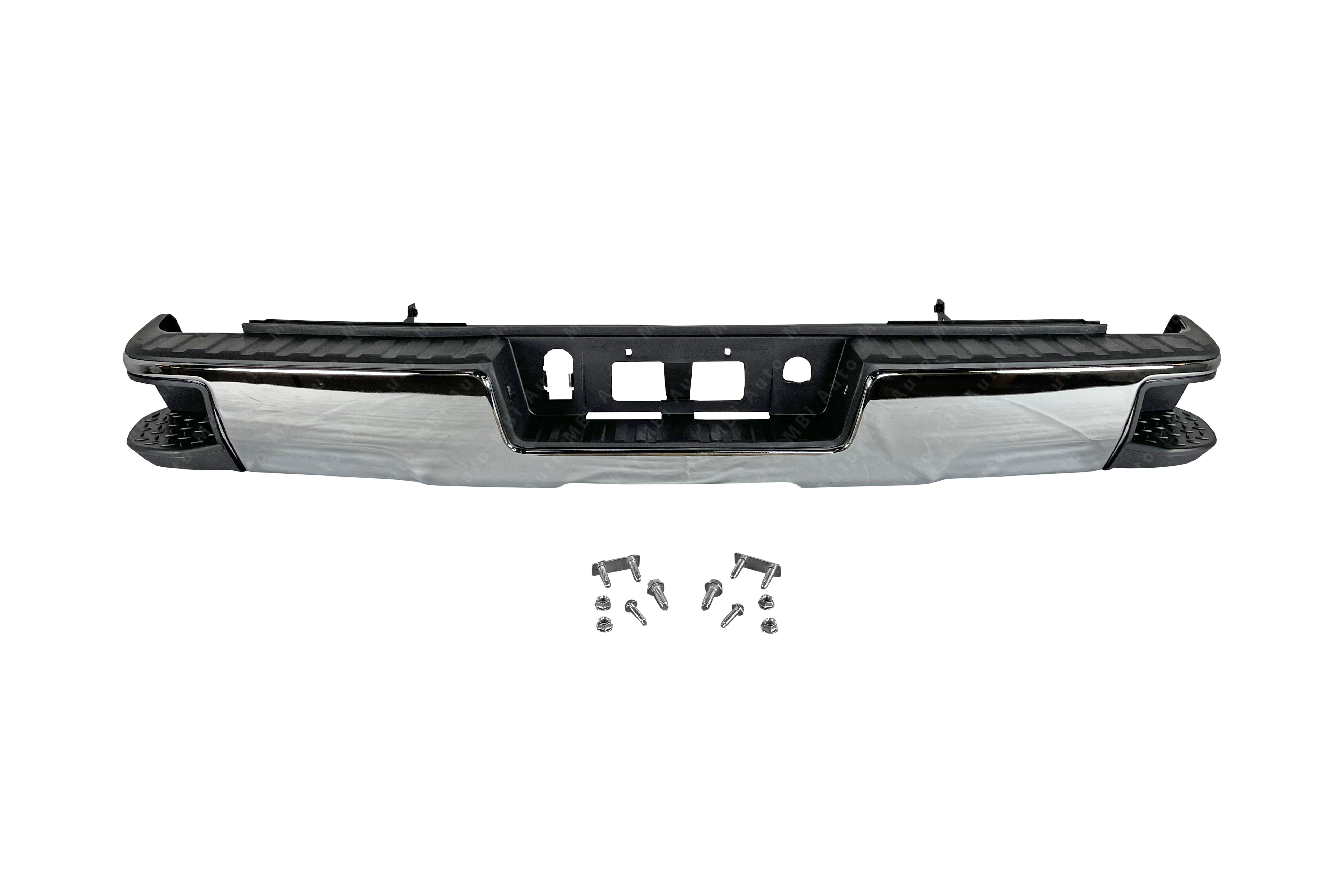 2014-2018 Chevy Silverado GMC Sierra Chrome Rear Bumper Assy – Bumper-King