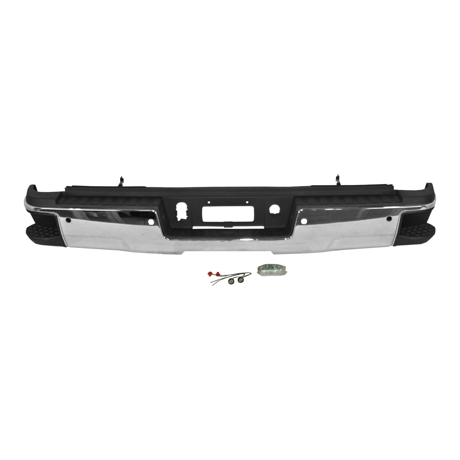 Chevrolet Silverado & GMC Sierra 2500/3500 Rear Chrome Bumper Assembly ...