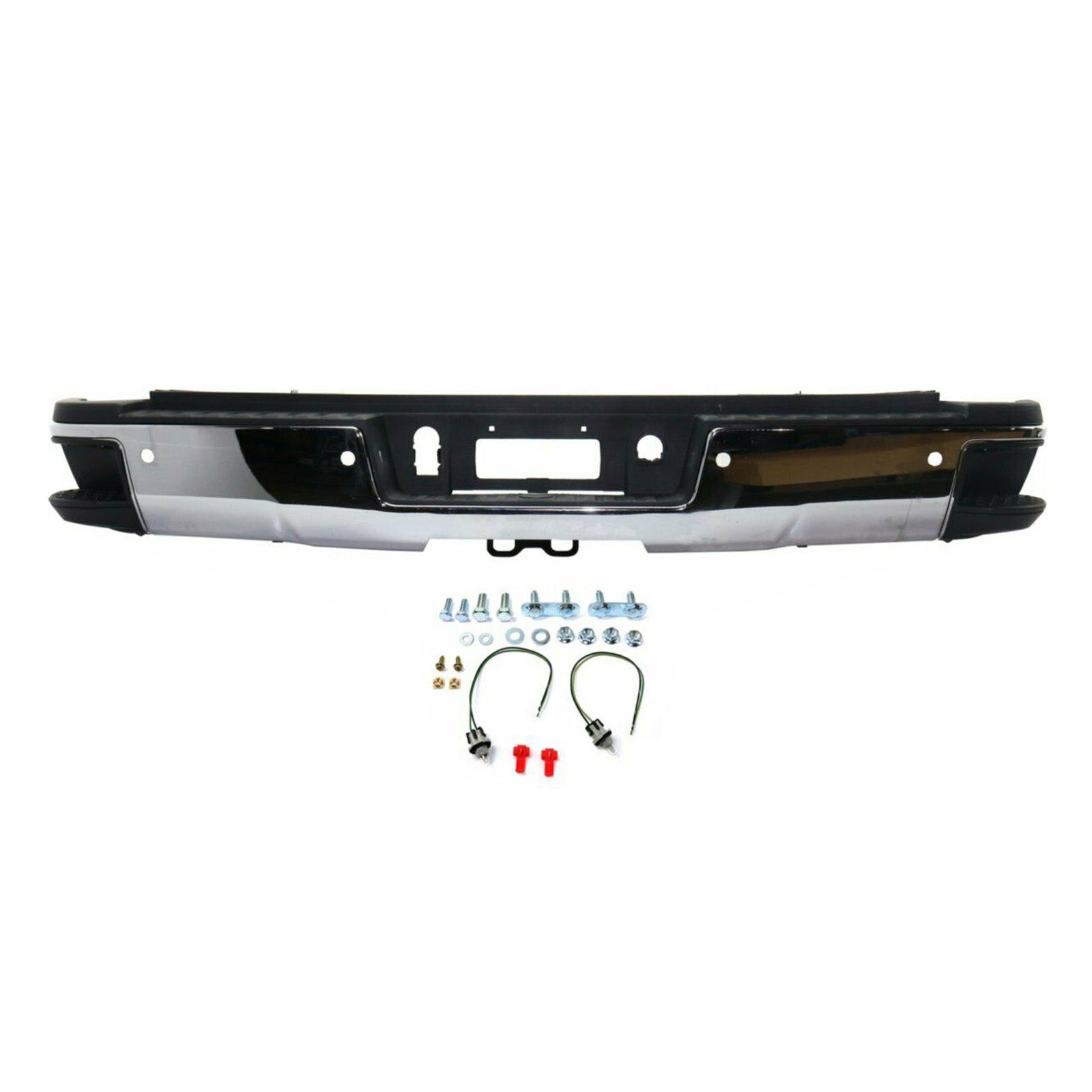 Chevrolet Silverado & GMC Sierra Rear Chrome Bumper Assembly – Bumper-King